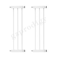 China Prodigy Expandable Multiscene Baby Metal Gate 20x76.5cm White Color No Drilling for sale