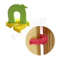 China Childproof Portable Cartoon Door Stopper , Odorless Foam Door Slam Stopper for sale