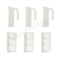 China Multifunctional Odorless Plastic Door Clip , Portable Door Hinge Pinch Guard for sale