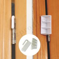 China Multifunctional Odorless Plastic Door Clip , Portable Door Hinge Pinch Guard for sale