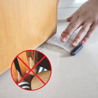 China Nonslip TPR Under Door Wedge , Multipurpose Plastic Door Stopper for sale