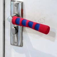 China Anti Static Door Handle Protector Colors Door Level Handle Cover for sale