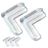 China Transparent PVC Clear Plastic Corner Protectors For Table Installation for sale