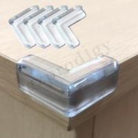 China Transparent PVC Clear Plastic Corner Protectors For Table Installation for sale