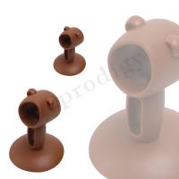China ProdigyTPE Bear Shape 40*55*20mm Multi-Functional Suction Door Stopper for sale