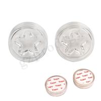 China Prodigy PVC  Star Round 45*15mm Door Knob Muffle Pad Plastic Door Wedge for sale