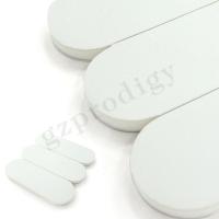 China Prodigy EVA+PU Strip Shape White Quiet And Shock Absorbent Wall Bumper Door Stop for sale