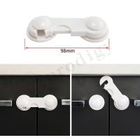 China One Hand Operation Baby Safety Lock Plastic Cabient Drawer Lock for sale