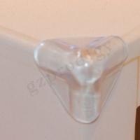 China Nonslip PVC Clear Plastic Corner Protectors , Multifunctional Corner Safety Bumpers for sale