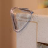 China Nonslip PVC Clear Plastic Corner Protectors , Multifunctional Corner Safety Bumpers for sale