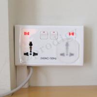 China Removable Electrical Outlet Plug Covers Babyproof Nontoxic Transparent for sale