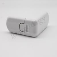 China Practical White Drawer Safety Latch , L Shape Dog Proof Cupboard Locks for sale