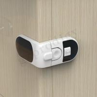 China Prodigy Childproof Cabinet Plastic Cupboard Door Catches Multiscene 70X70X35mm for sale