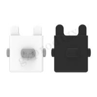 China Heat Resistant Plastic White Adhesive Baby Safety Lock For Home Oven Guard for sale