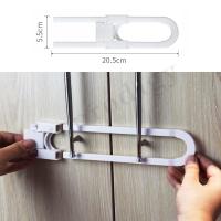 China Prodigy U Shaped Sliding Baby Safety Lock Adjustable Eco Friendly For Cabinet for sale
