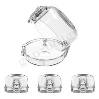 China Transparent Plastic Oven Knob Covers , Multipurpose Gas Knob Covers for sale