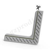 China Prodigy Hotel Furniture Plastic Edge Guard Multipurpose Self Adhesive Plastic Edge Guard for sale