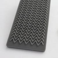 China OEM Nonslip PVC Plastic Door Wedge 88x40x19mm Dark Grey Color for sale