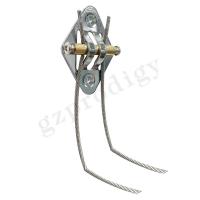 China Nickel Metal Furniture Safety Straps Nontoxic Silver Grey Color for sale