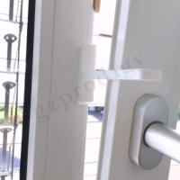 China Nontoxic Sturdy Window Safety Locks , ABS Child Safety Window Locks No Screws for sale