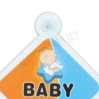 China REACH Durable Car Baby On Board Sticker Multifunctional Nontoxic for sale