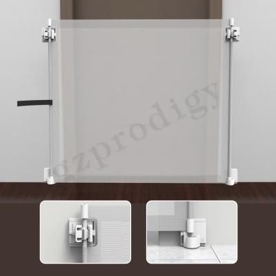 China Stair Barrier Folding Gate For Dogs Multipurpose PVC Fabric Material for sale