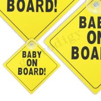 China ISO9001 Waterproof Child On Board Sticker , Odorless Personalised On Board Car Sign for sale