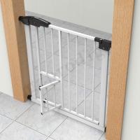 China Doorways Metal Cat Pet Friendly Stair Gate Durable Multiscene for sale