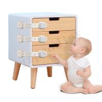 China Prodigy Sample Acceptable Baby Lock Cabinet Durable ABS Plastic Baby Lock Cabinet Baby Safety Cabinet Locks for sale