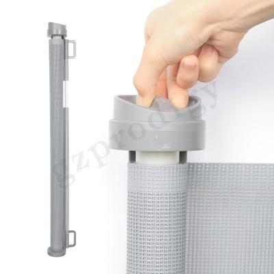 China 130x87.5x8.5cm Baby Safety Gates Environmentally Friendly ABS+PVC Mesh for sale