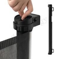 China 130x87.5x8.5cm Baby Safety Gates Environmentally Friendly ABS+PVC Mesh for sale