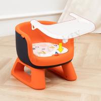 China Multifunctional PVC Baby Folding Chair Lightweight Baby Folding Chair With Dinner Plate for sale