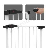 China EN1930 Extendable Pet Safety Gate , Multiscene Iron Gate For Stairs for sale