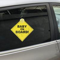 China Waterproof Baby On Board Sticker Multipurpose 135x135mm Practical for sale