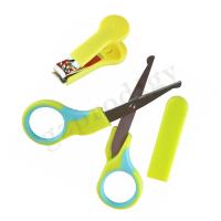 China Baby Nail Kit Baby Manicure Kit And Baby Nail Scissor Pack With Safety Spyhole For Newborn for sale
