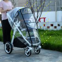 China PVC Stroller Rain Cover Universal Stroller Accessory Baby Travel Weather Shield Windproof Protect From Dust for sale