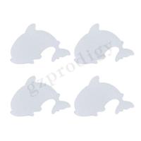 China Self Adhesive Clear View PVC Non slip bath strap Stickers For Bath Tub and Bathroom Floor for sale
