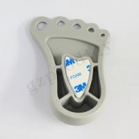 China Kids Protector Soft Light Grey  Baby Safety Door Wedge Plastic Door Wedge for sale