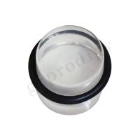 China Adhesive Transparent BS Door Stopper Baby Safey Plastic Door Wedge for sale