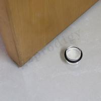 China Adhesive Transparent BS Door Stopper Baby Safey Plastic Door Wedge for sale