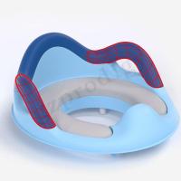 China Sturdy ABS Potty Baby Toilet Training Seat Blue Or Pink Color for sale
