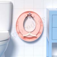 China Sturdy ABS Potty Baby Toilet Training Seat Blue Or Pink Color for sale