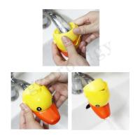 China Cute Duck Shape Plastic Kids Facuet Extender Bathroom Kithcen Use for sale