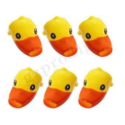 China Cute Duck Shape Plastic Kids Facuet Extender Bathroom Kithcen Use for sale