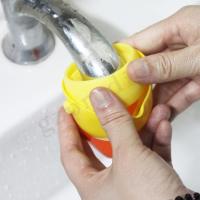 China Cute Duck Shape Plastic Kids Facuet Extender Bathroom Kithcen Use for sale