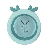 China Portable Travel Household Foldable Wash Basin PP TPE Cartoon Style for sale