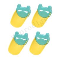 China yellow green Animal Looks Plastic Facuet Extender For Children for sale