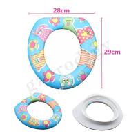 China Cute Cartoon Washable Potty Training Seat Platic Baby Potties for sale