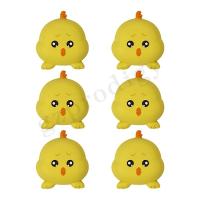 China Funny Yellow Chicken Plastic Door Wedge Silicon Wall Adhesive Door Stop for sale