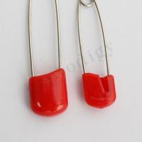China Baby Carbon Steel Decorative Safety Pins Green And Yellow color for sale